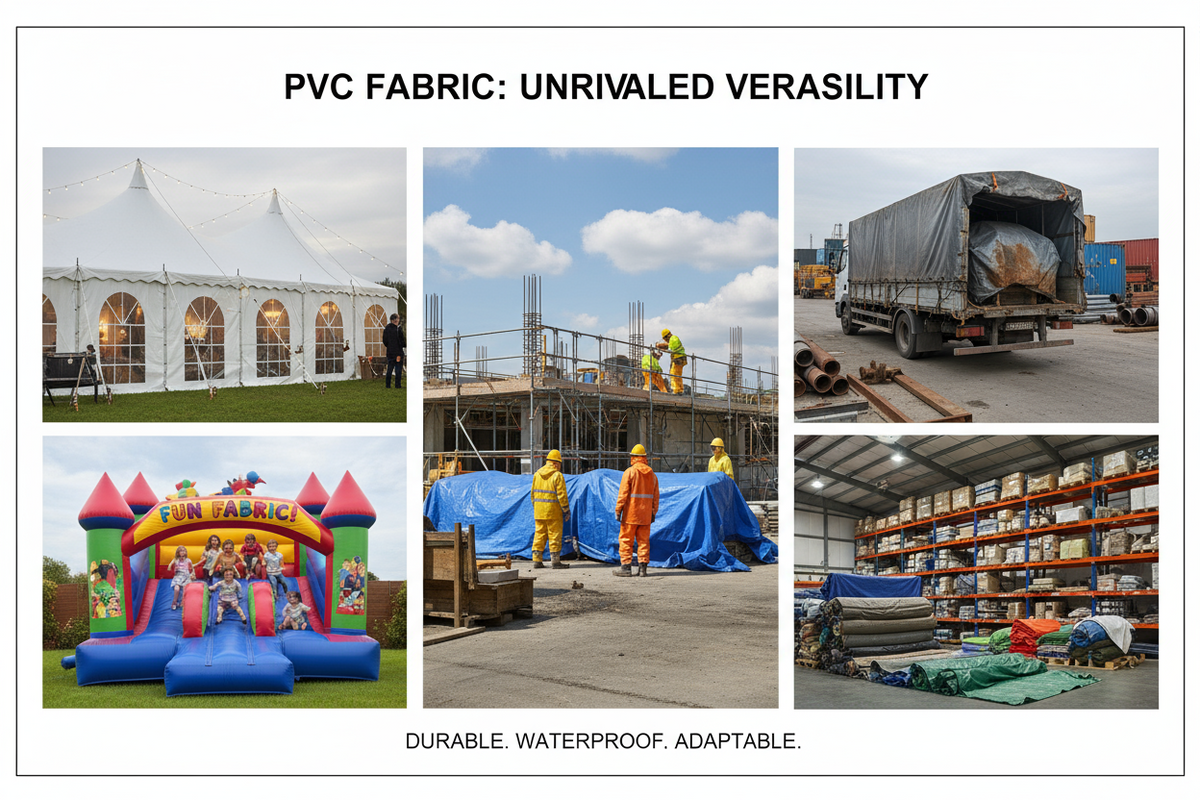 What is PVC Fabric Used For? From Truck Covers to Bouncy Castles ...
